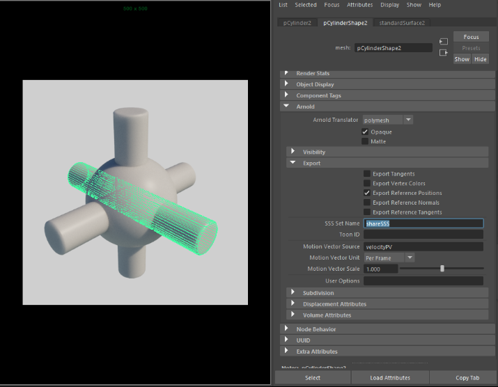 Arnold の共通設定