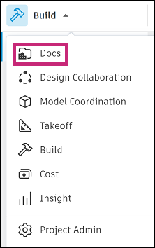 Autodesk® Docs 정보