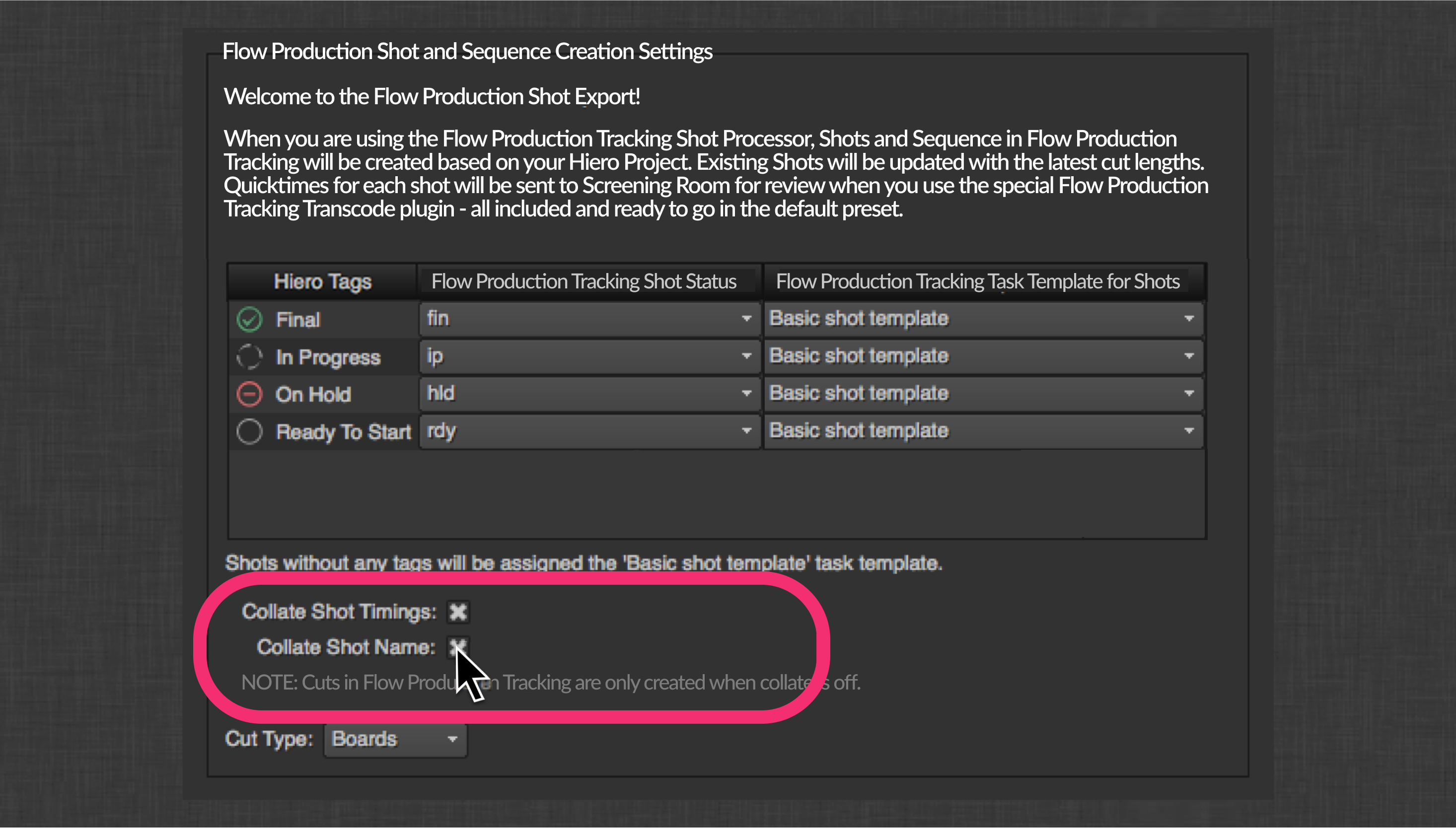 Hiero/Nuke Studio 내보내기