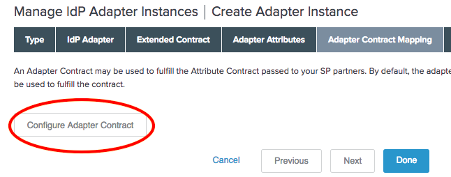 섹션 C - PF에서 IdP 어댑터 인스턴스 생성