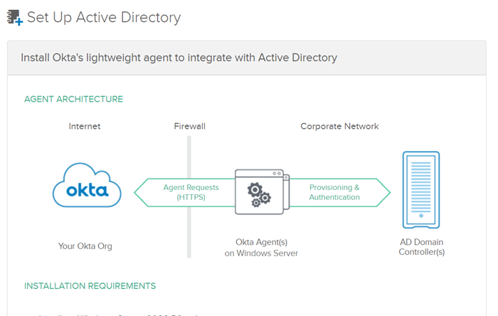 Estágio 1: Iniciar a configuração do AD Agent