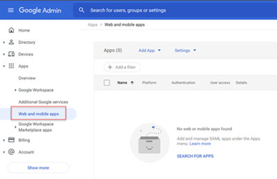 Configurar o SSO com o Google Cloud Identity
