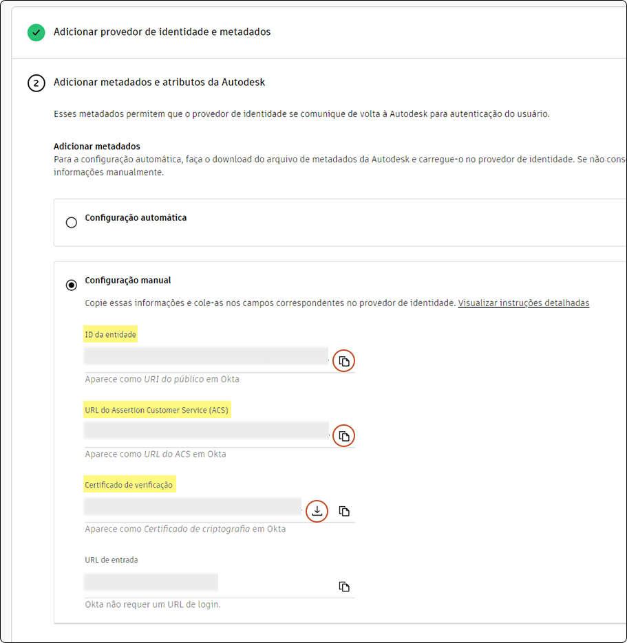 Configurar o SSO com o Okta