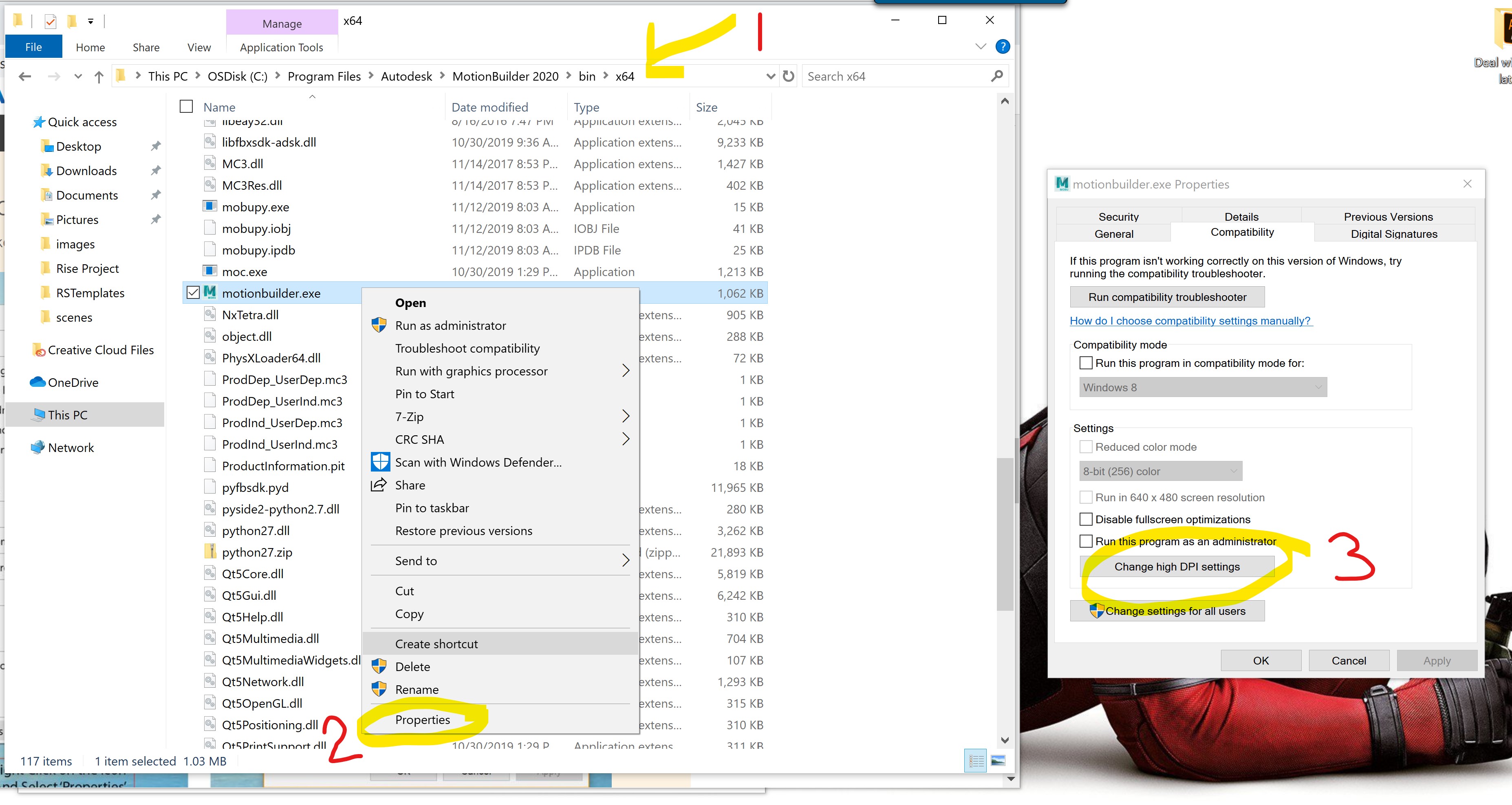 How to fix 4K Viewport UI issues with 3ds Max, Maya, Motion Builder or Mudbox in Windows 10