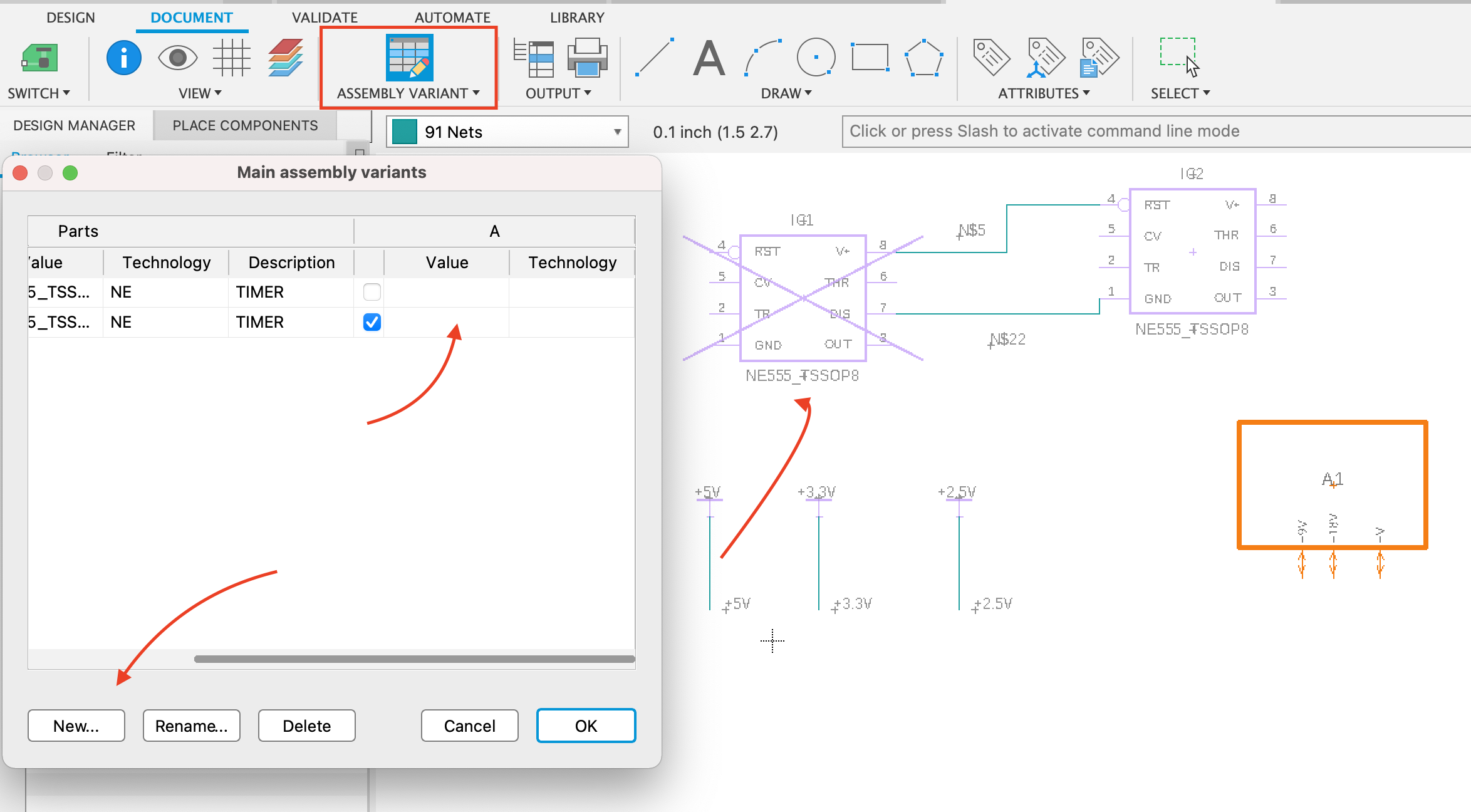 How to manage BOM for different PCBAs which has the same PCB