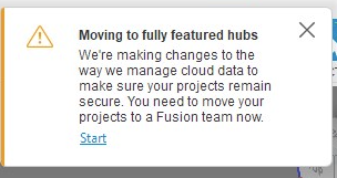 Issues that do not progress when the hub transition is carried out ...