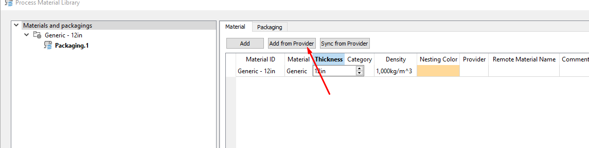How to change the default properties and parameters in Inventor Nesting