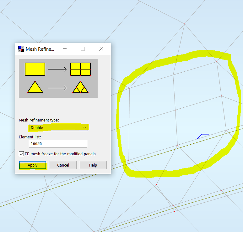 "Incoherent mesh on edges" while structure calculation in Robot Structural Analysis