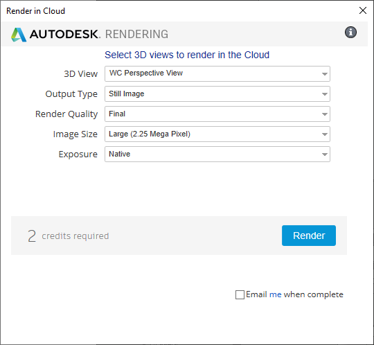 Cloud Rendering In Revit Cloud Rendering Using Autodesk Revit 2012 And