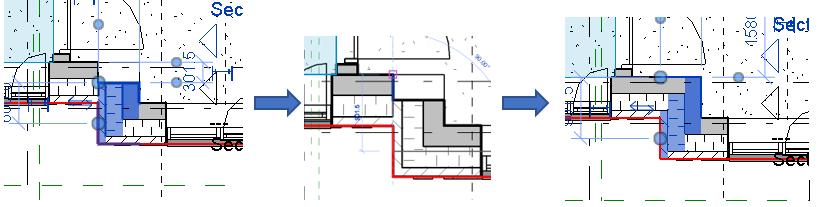 Inconsistent graphics regeneration at specific wall joins in a Revit model