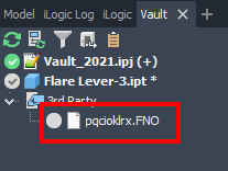 Inventor Nastran result files (*.FNO) are not managed in Vault