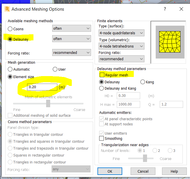 How to refine mesh for whole model in Robot Structural Analysis