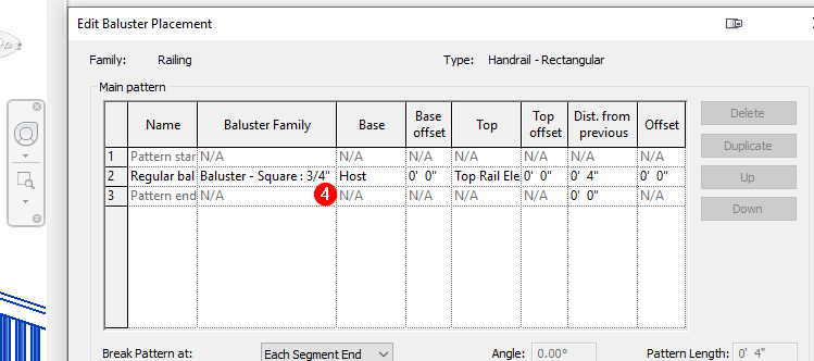 How to view Balusters from Railings in 2D views in Revit