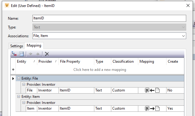 How to synchronize item property information to file property information in Vault