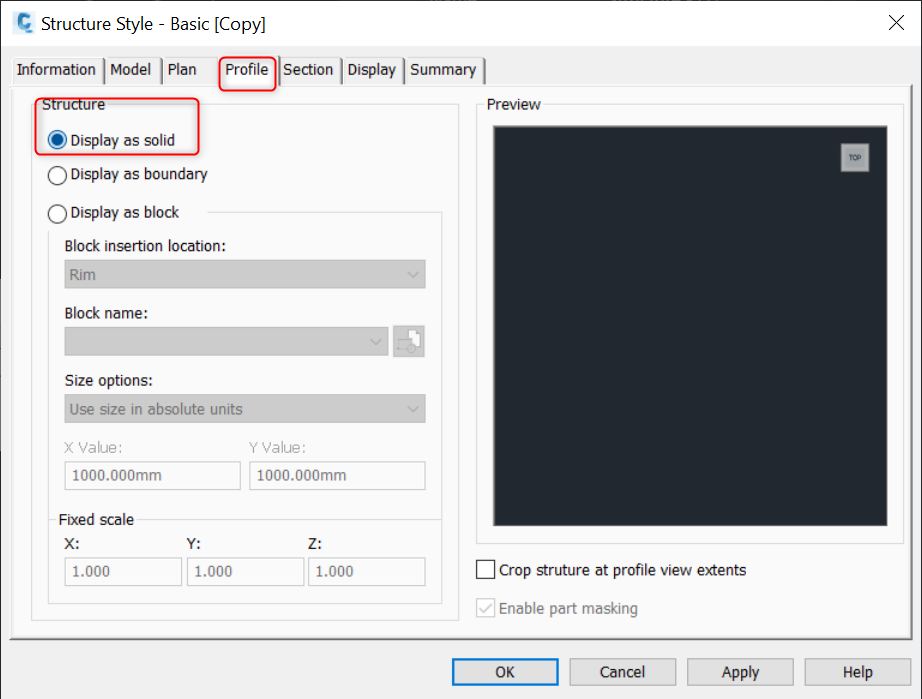 Pipe structure display upside down in profile view in Civil 3D