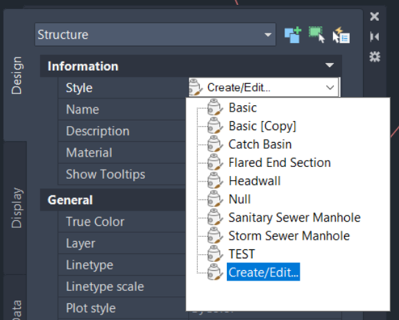 Pipe structure display upside down in profile view in Civil 3D
