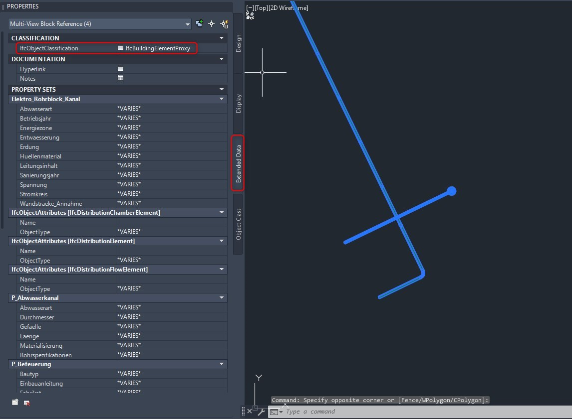 Property values for the objects property sets are empty when exporting a drawing to IFC with ...