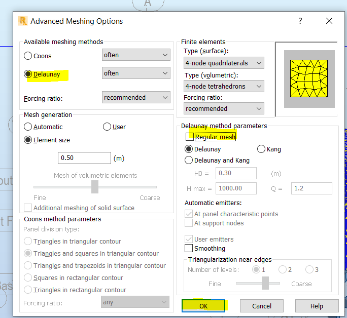 "Isolated nodes" reported for shell model with additional nodes defined in panel planes in Robot ...