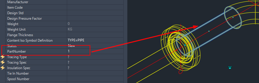 Is it possible to specify the part number (index value) for the ...