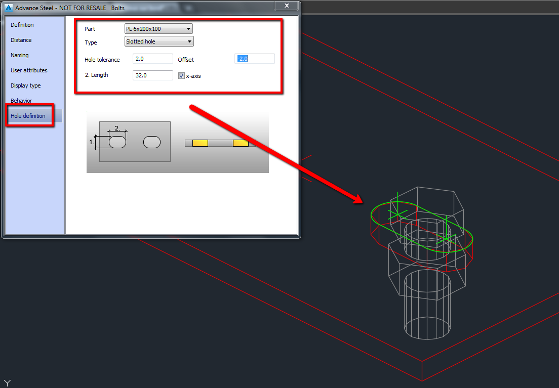 "Hole at position ... too close to hole at position..." when generating ...