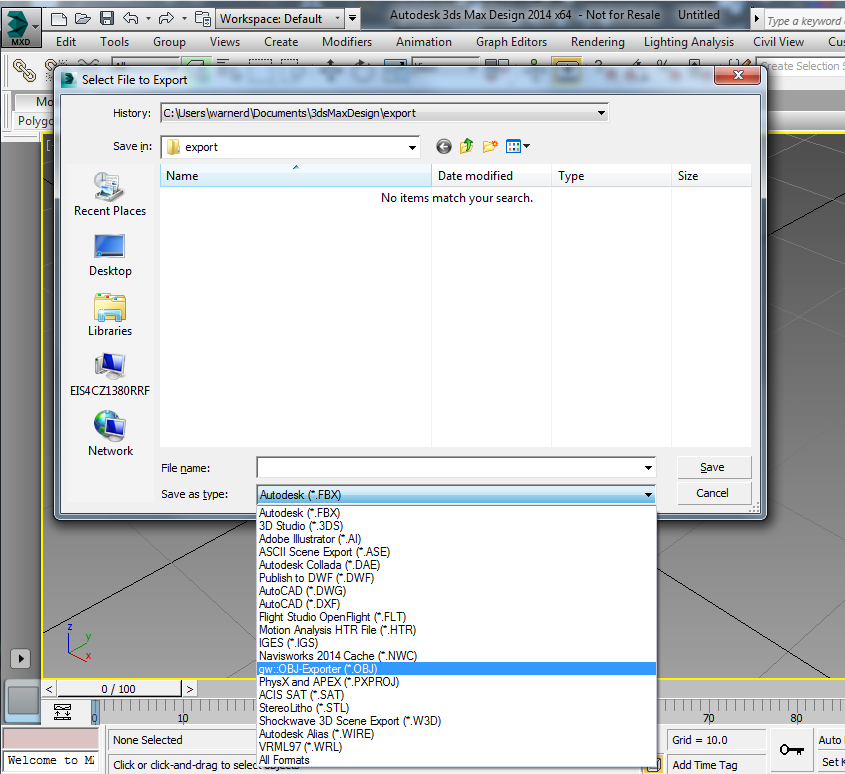 Inventor: Possible OBJ file output involving multiple software packages