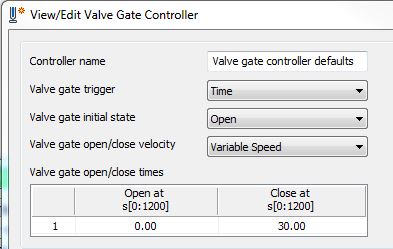 Cannot add more open/close rows to variable speed valve gates in Moldflow