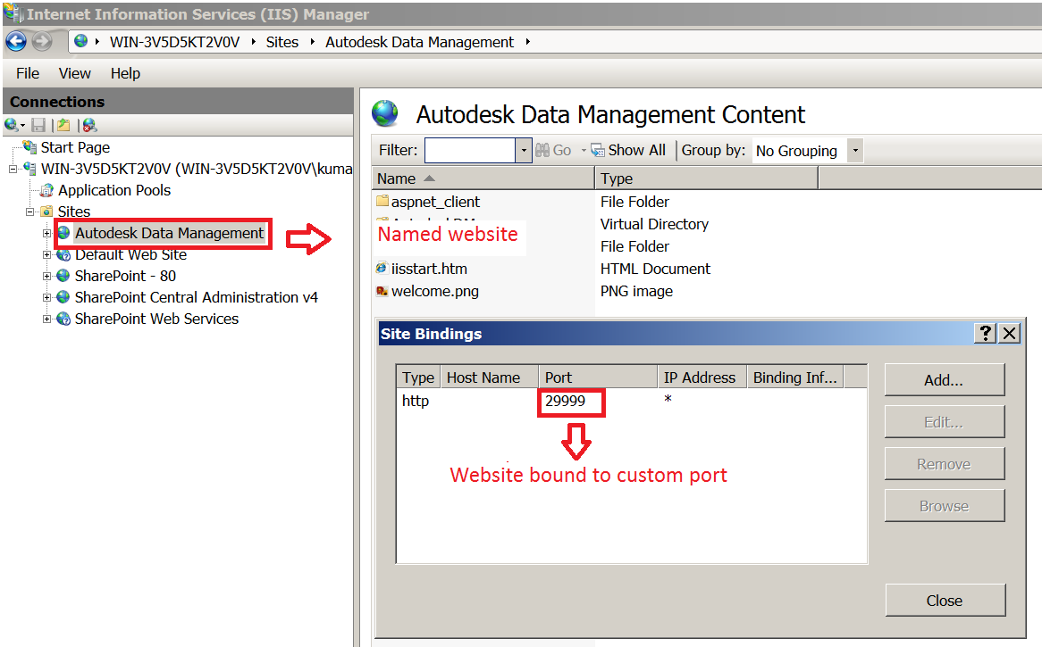 How to install Vault without using Default Web Site or port 80