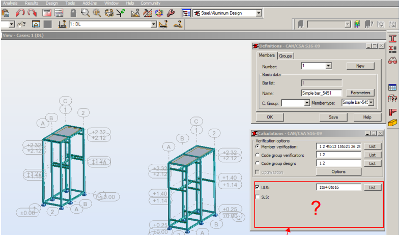 Calculations dialog box in Steel Design Layout is not correctly ...