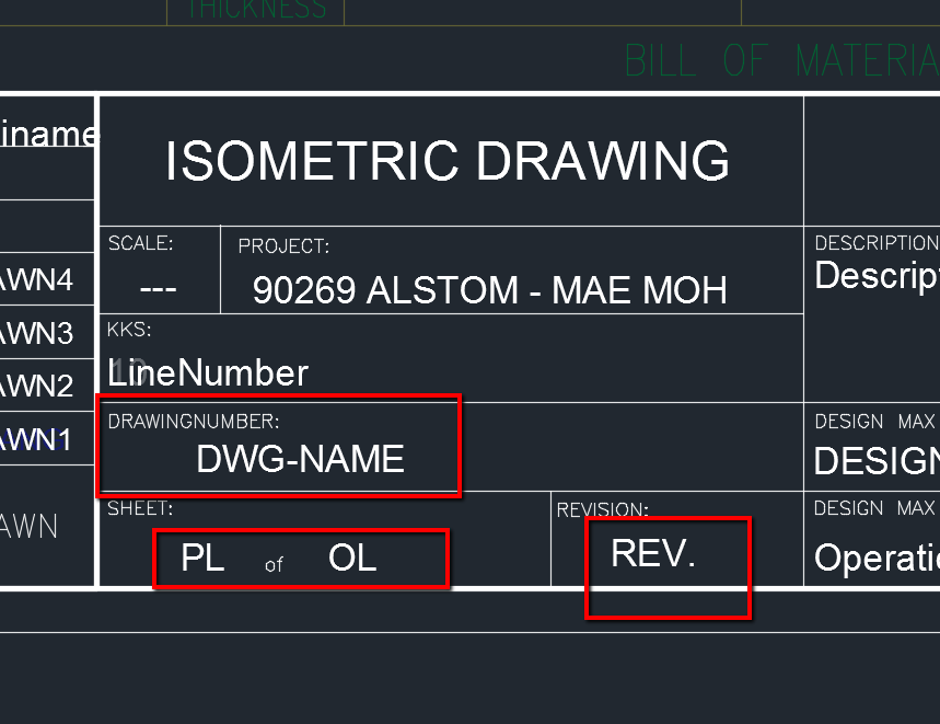 Attribute Werden In AutoCAD Plant 3D Nicht In Das Schriftfeld Einer