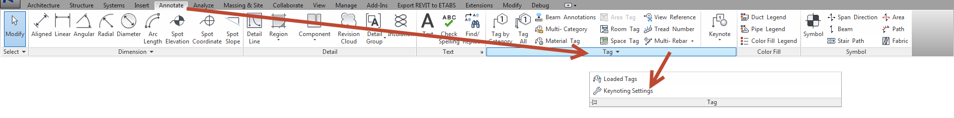 Revit Error:Unable to load keynote data