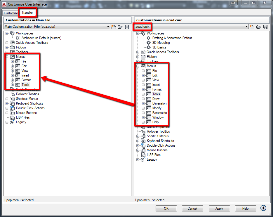 Como Adicionar A Barra De Menus No AutoCAD Architecture E No MEP