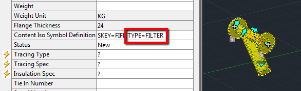 How to set up an annotation for strainers in isometric drawings in ...