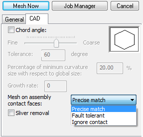 Runner mesh is disconnected from part when meshing assembly in Moldflow