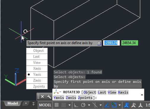 How To Change Axis In Autocad 3d