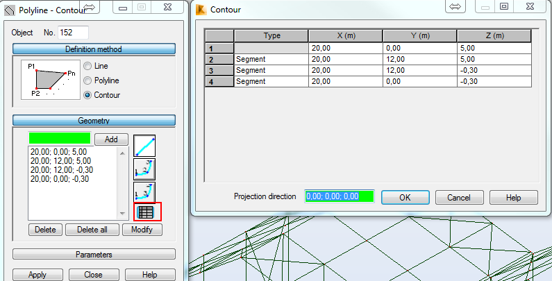 Loads not transferred to bars or panel edges, defined in claddings or panels plane in Robot ...