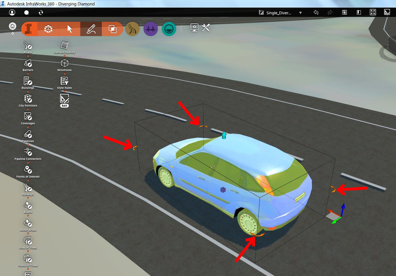 Editing Vehicles [or any city furniture] to match the ground slope in ...