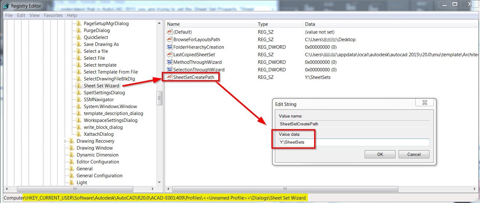 How to change the default sheet storage location for sheet sets in AutoCAD