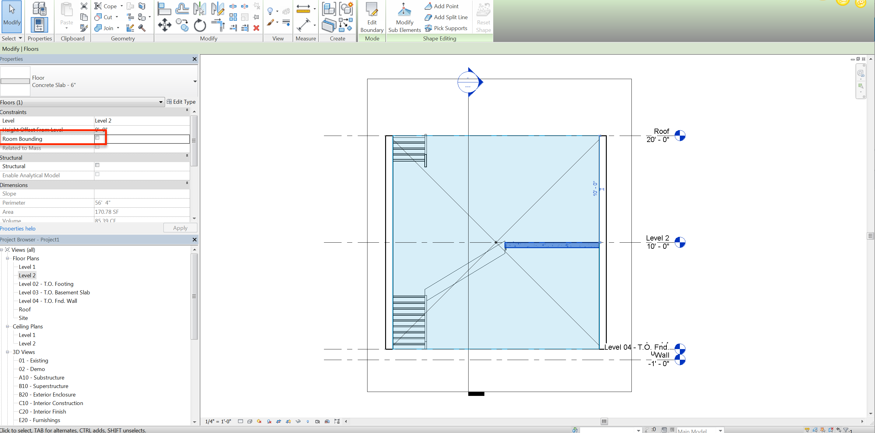 Rooms and Spaces do not fill stairwells in Revit