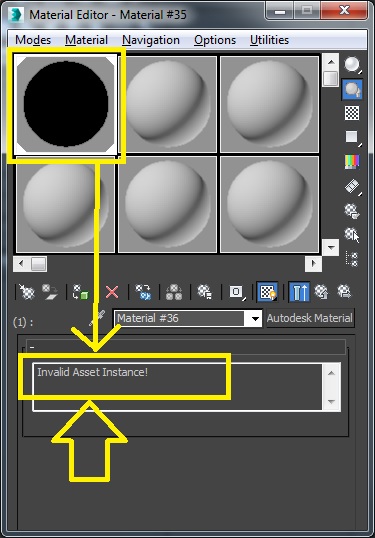 Missing or invalid materials of Inventor objects when imported into 3ds Max
