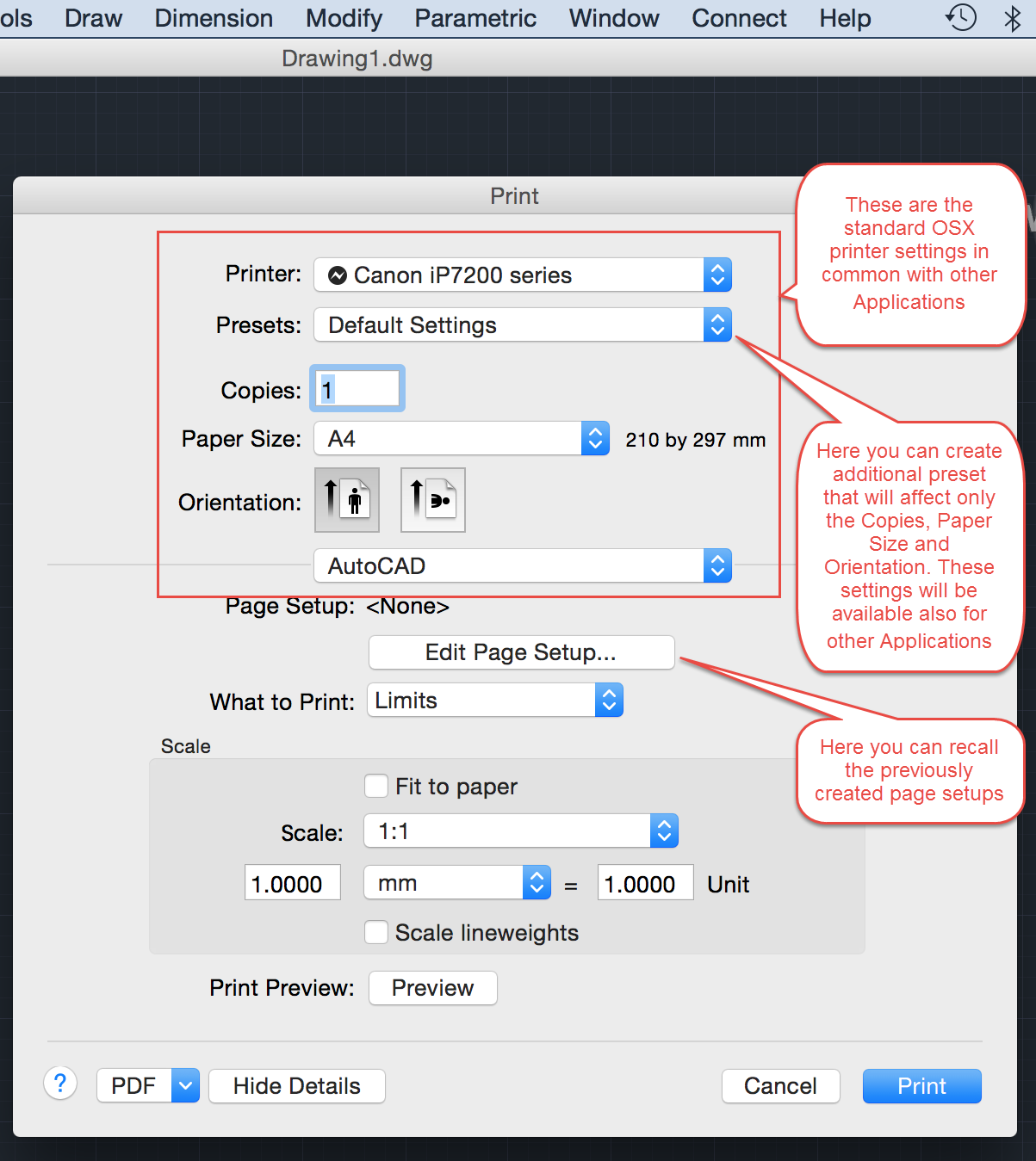 Understanding AutoCAD For Mac Plot Settings AutoCAD For Mac 