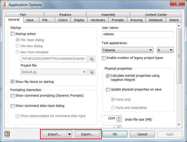 Inventor: Applying application options changes to all user profiles in a computer
