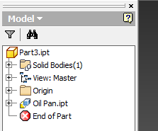 "[File name].ipt: has been unexported in the source." When updating a derived component in Inventor