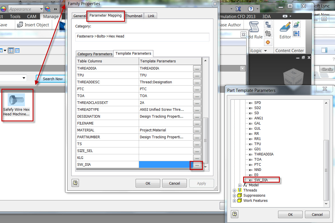 How to replace the Family Template in the Inventor Content Center and ...