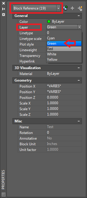 How to move blocks from multiple layers to one layer in AutoCAD
