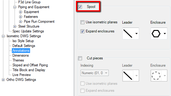 How to show the spool number of flanges in AutoCAD Plant 3D isometric ...