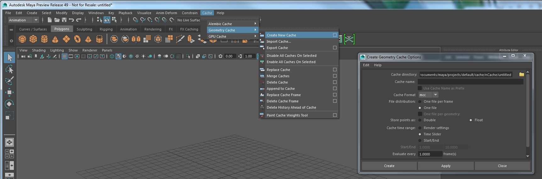 How to import a vertex animation from Maya into VRED