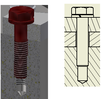 Standard Inventor Content Center Parts are always sectioned in ...