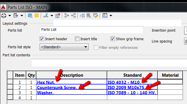 Autodesk AutoCAD Mechanical: Mask-Editor does not print Description and ...