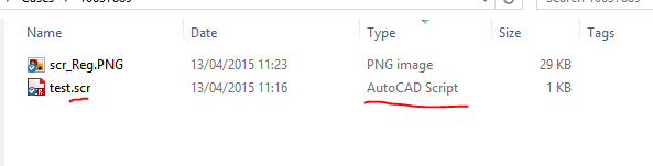 How to change SCR file association in Windows after installing AutoCAD