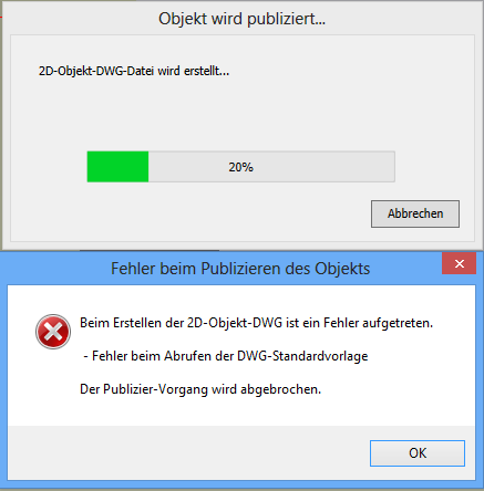 Factory: Sync from Inventor to AutoCAD not possible and pulish Asset ...